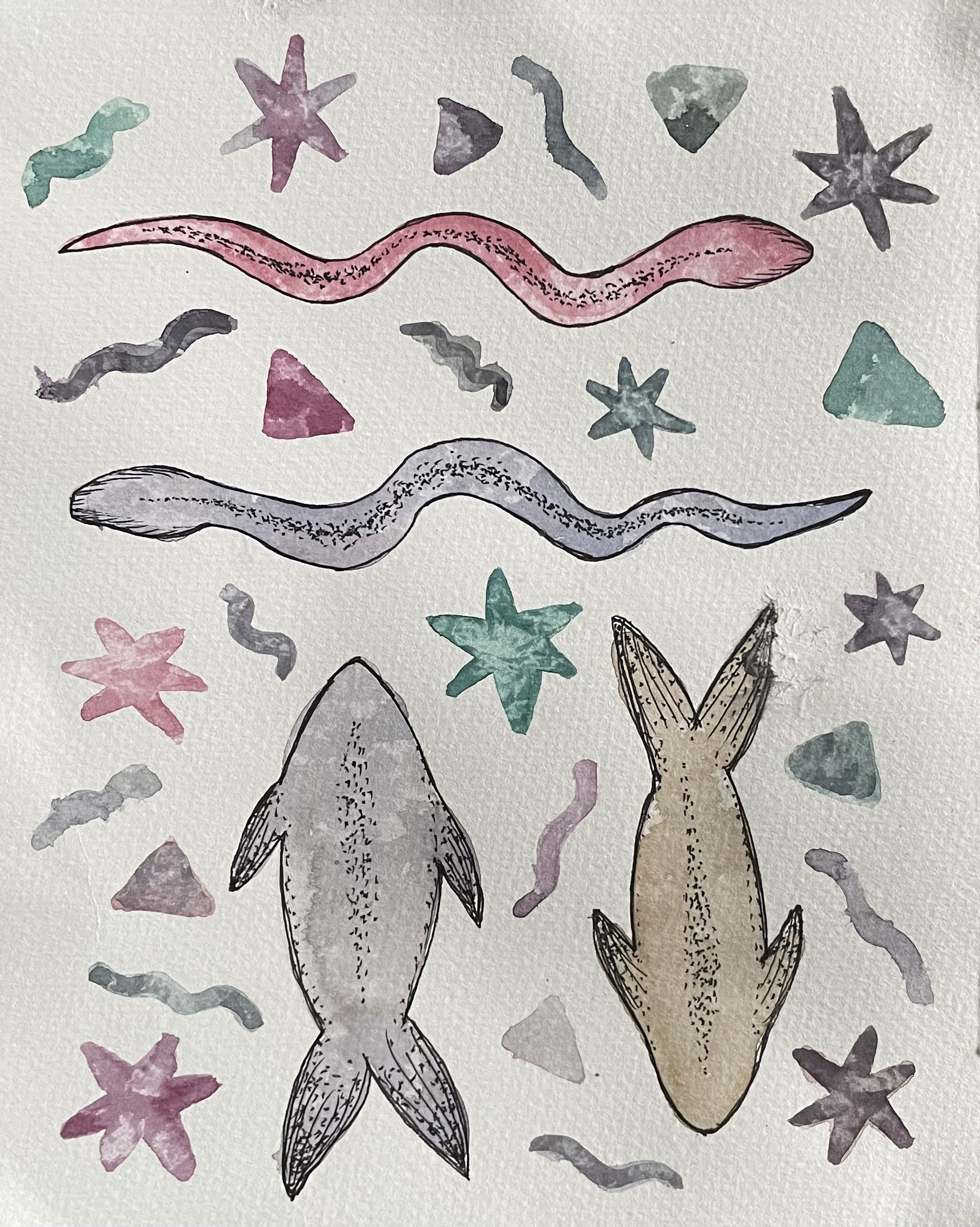 Snake Snake Fish Fish – Sticky Rice